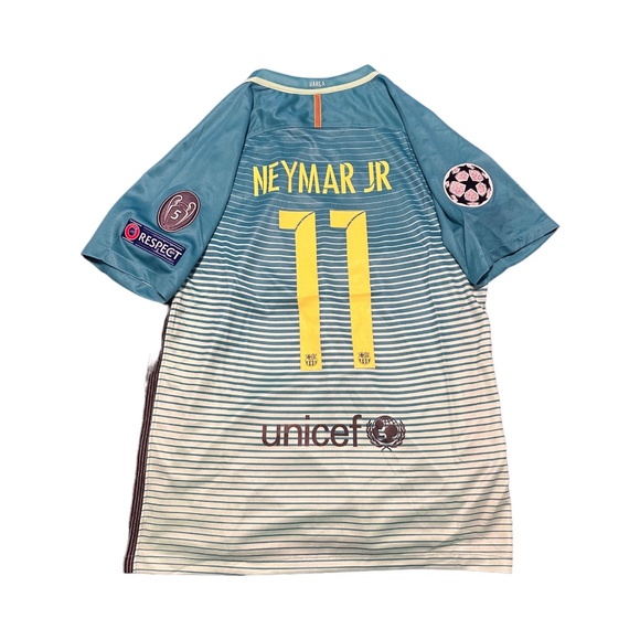 Nike | Shirts | 2516 Fc Barcelona Third Kit Neymar Jr Soccer Football ...